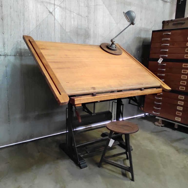 Architecten Tekentafel Raoul SIMON Robust Industrial Design Drawing Table