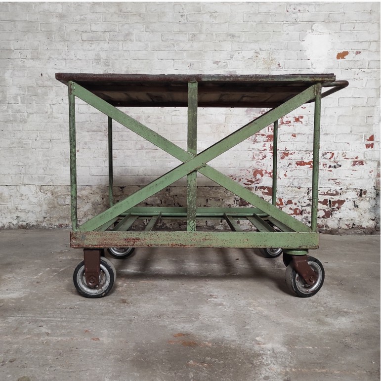 Industriële Werkkar Serveerwagen Barmeubel Industrial Bar Trolley