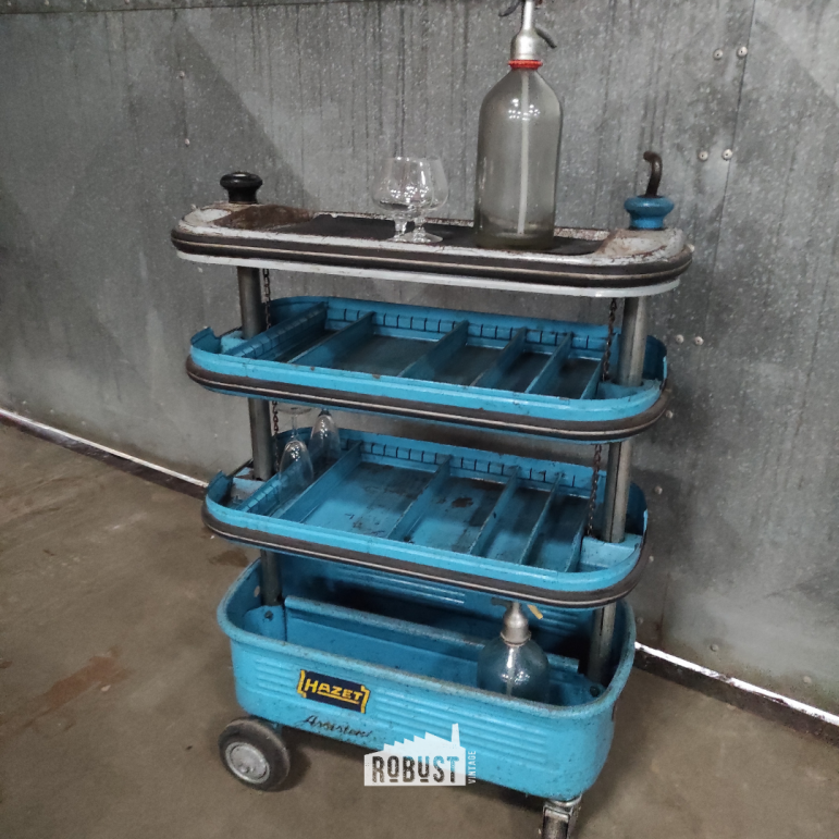 Vintage Hazet Assistent – Stoere Gereedschapswagen vol Mogelijkheden