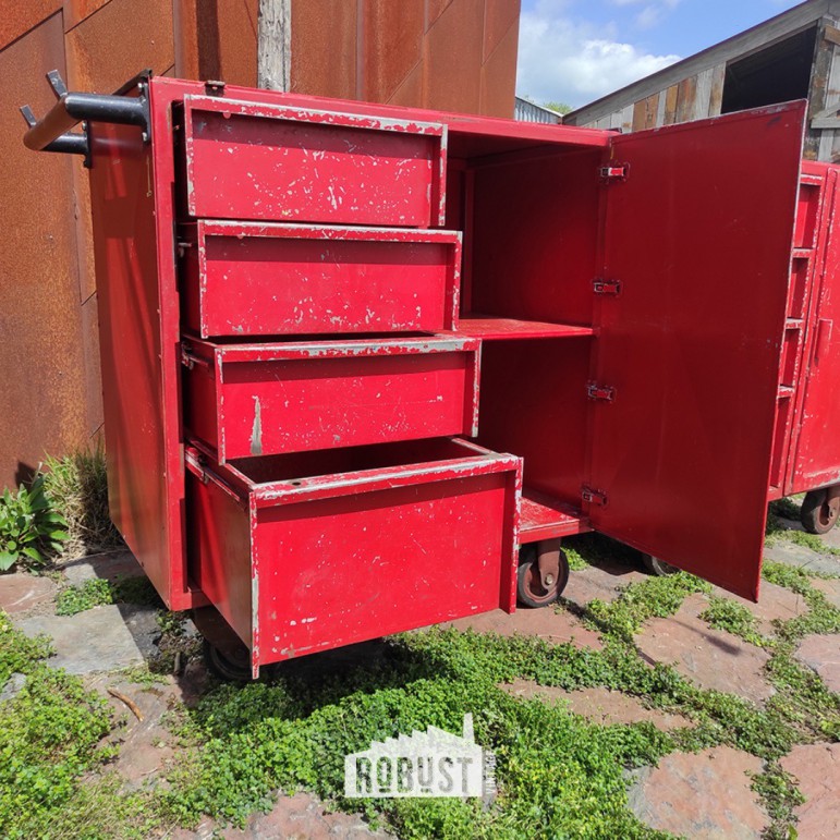 Industriële Werkkar Serveerwagen Barmeubel Industrial Bar Trolley